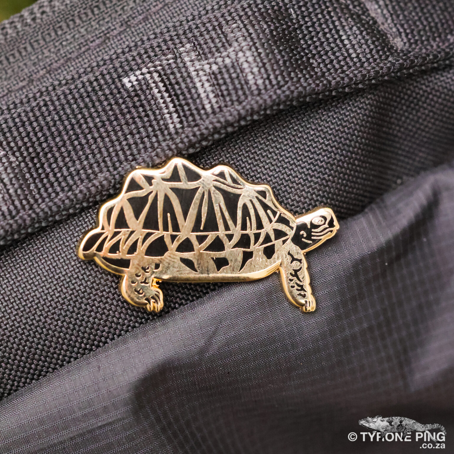 Tent Tortoise Enamel Pin